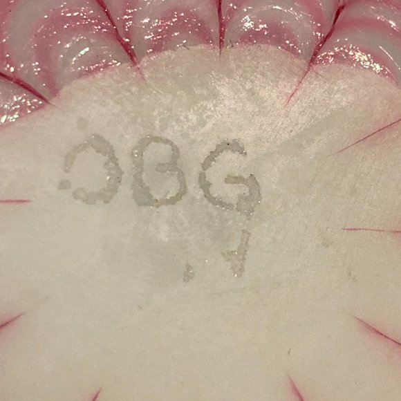 OBG | Art | Vintage Obg Art Glass Iridescent Pink Paperweight | Poshmark